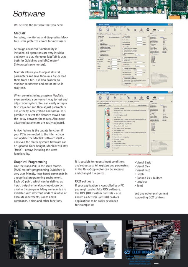 JVL Quickstep Brochure | PDF