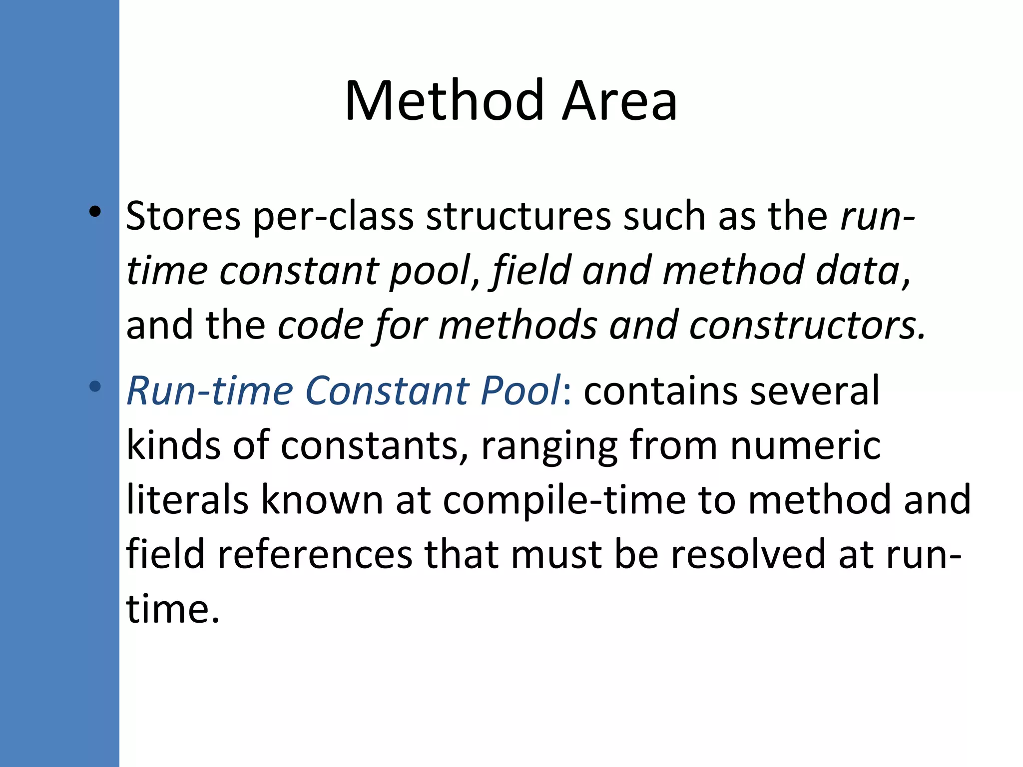 An Introduction To Jvm Internals And Garbage Collection In Java Ppt