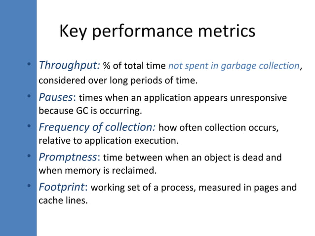 An Introduction To Jvm Internals And Garbage Collection In Java Ppt