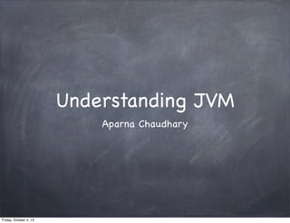 Understanding JVM | PPT