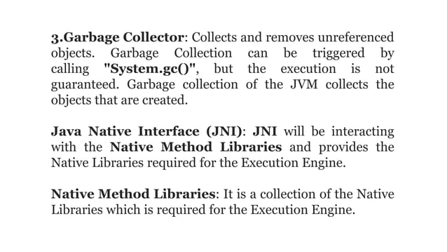 Jvm architecture | PPTX | Programming Languages | Computing