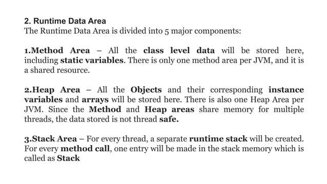 Jvm Architecture Pptx Programming Languages Computing