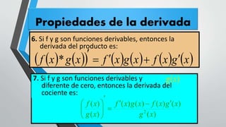 Definición de la derivada | PPTX