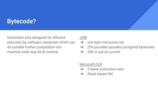 JVM Bytecodes | PPT