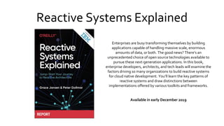 JVMCon - Reacting to the future of application architecture | PPT