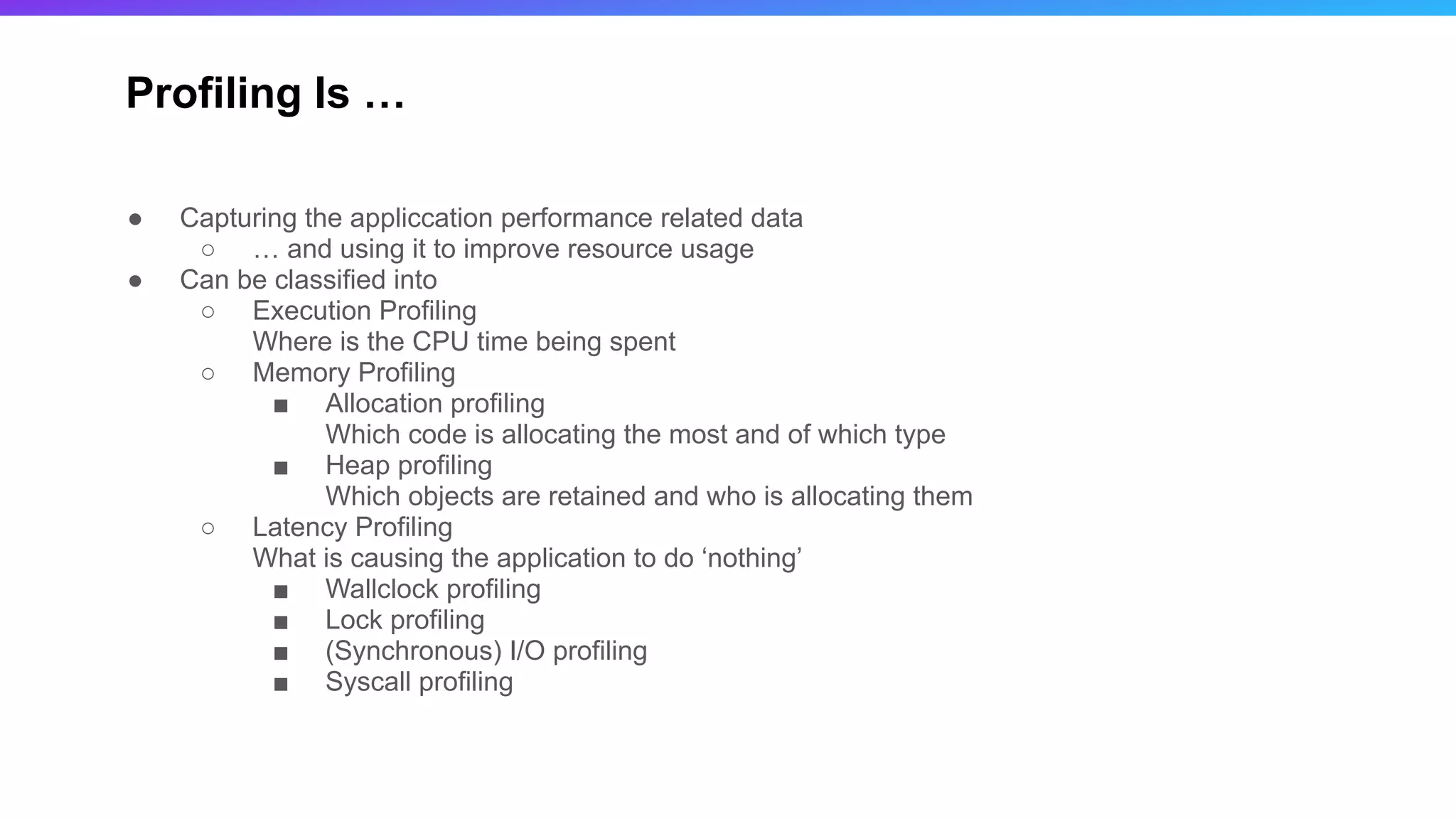 Java Profiling Future | PDF | Programming Languages | Computing Java Profiling Future | PDF | Programming Languages | Computing