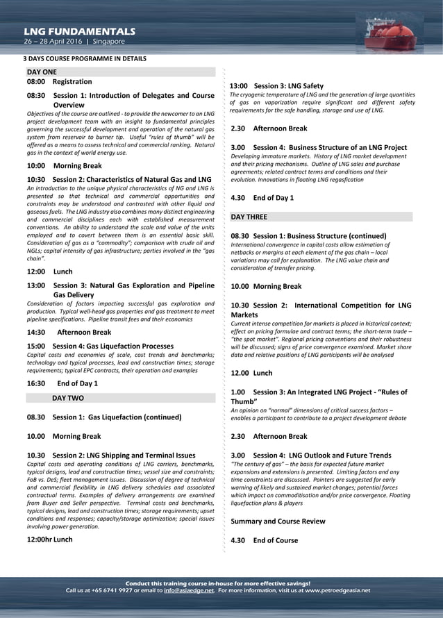 PD190 LNG Fundamentals | PDF | Business | Business and Finance