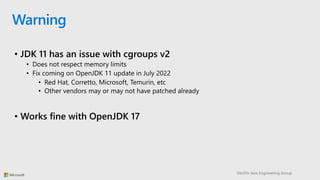 [Outdated] Secrets of Performance Tuning Java on Kubernetes | PPT