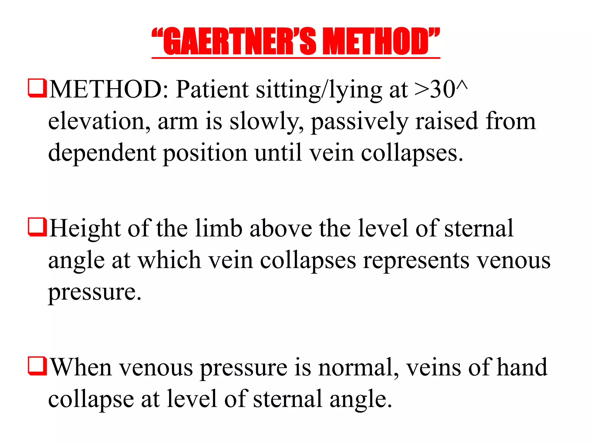 jugular venous pressure | PPTX