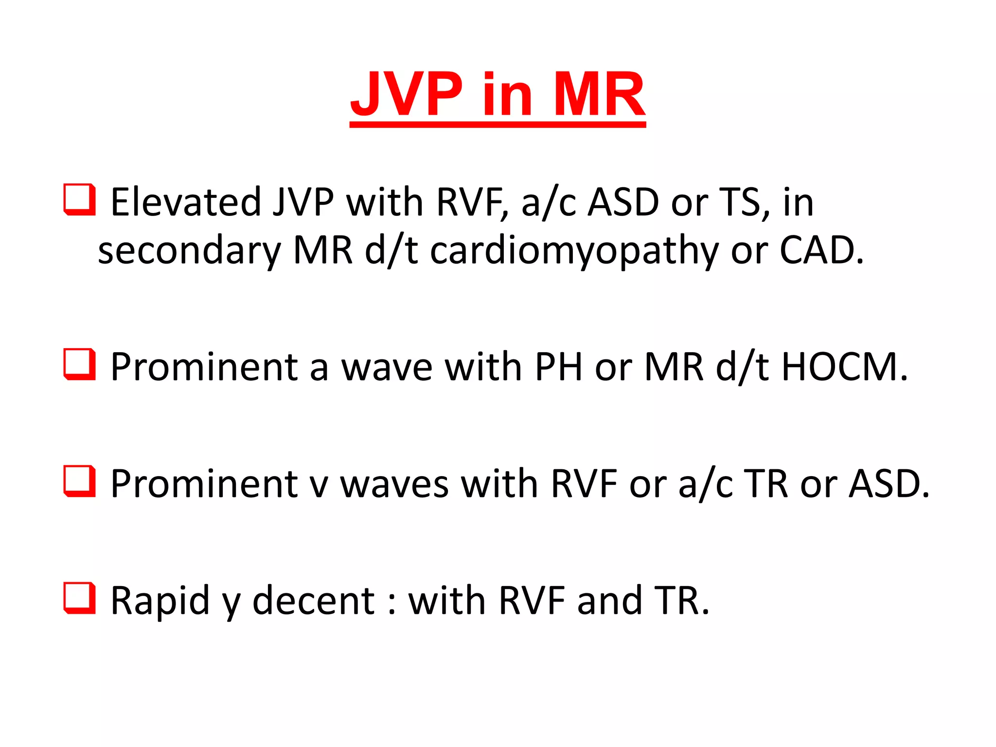 jugular venous pressure | PPTX