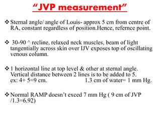 jugular venous pressure | PPT
