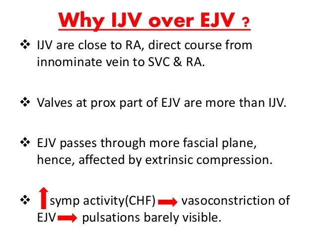 jugular venous pressure
