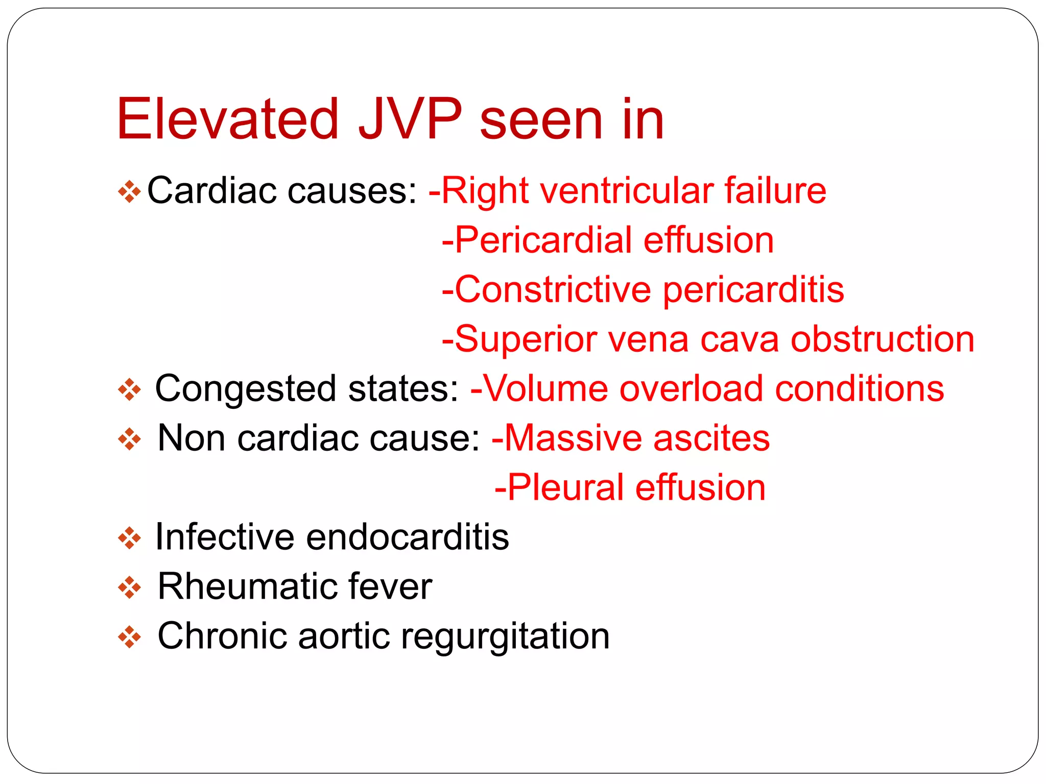 Jugular Venous Pressure | PPTX