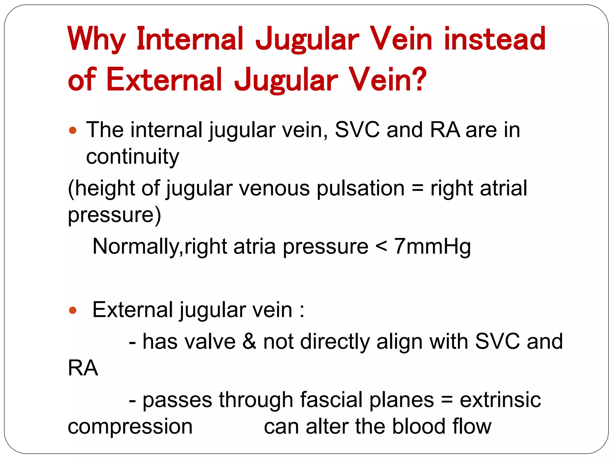 Jugular Venous Pressure | PPTX