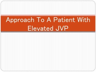 Jugular Venous Pressure | PPTX