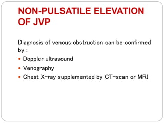 Jugular Venous Pressure | PPTX