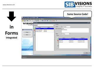 JVx with VisionX and Oracle Forms integration | PPT