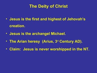 Power Point: Jehovah's Witnesses | PPT