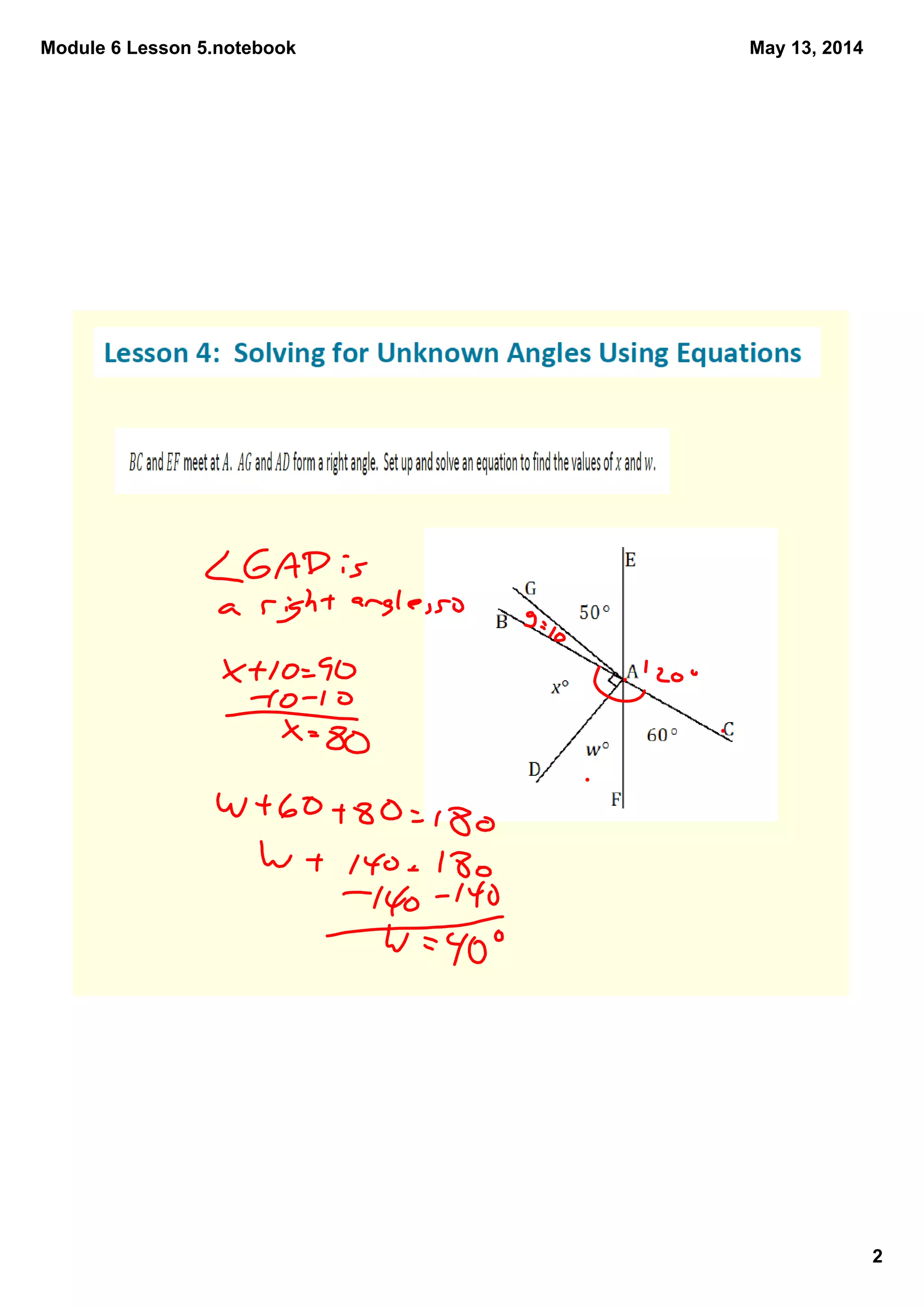 Module 6 lesson 5 | PDF
