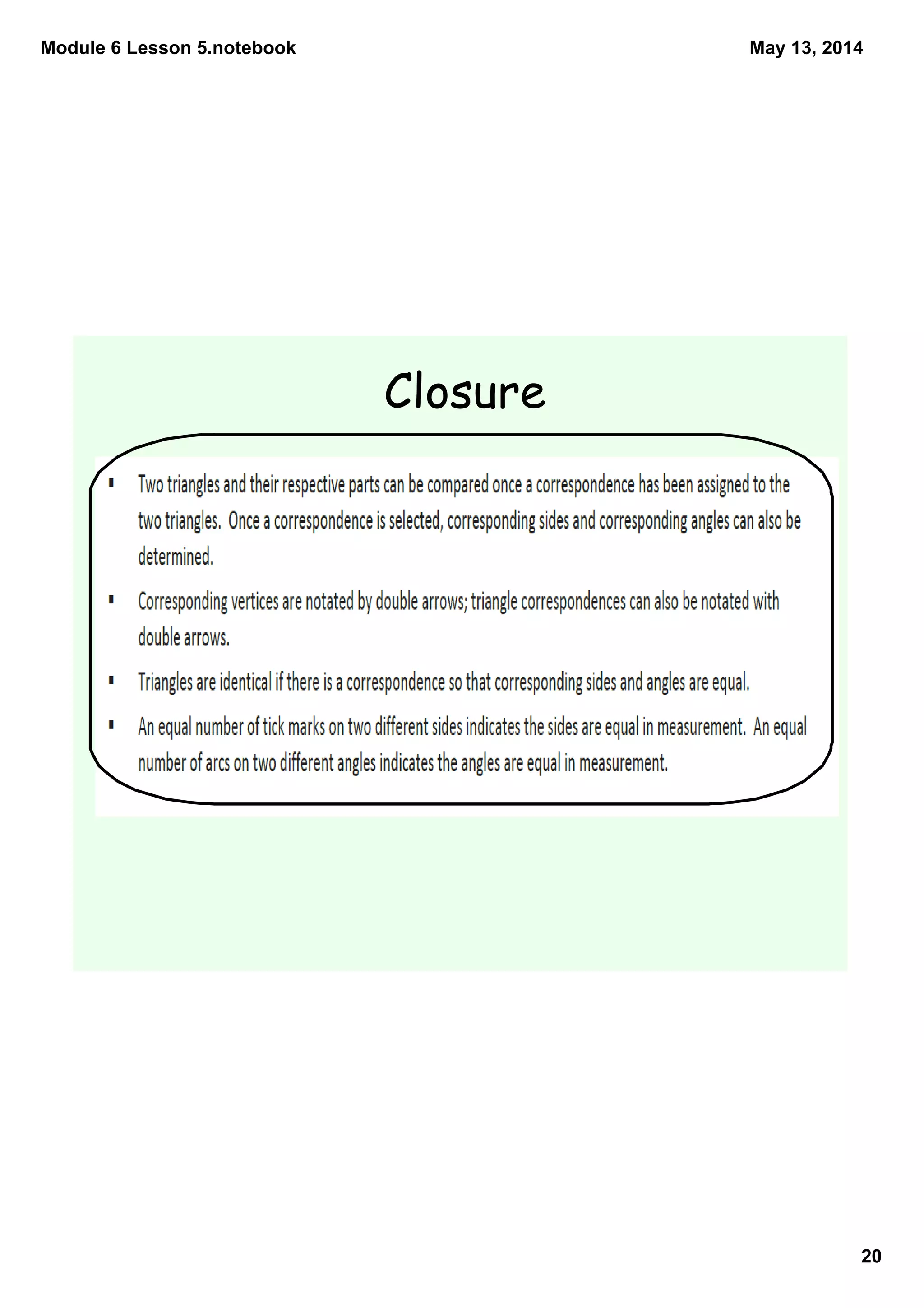 Module 6 lesson 5 | PDF