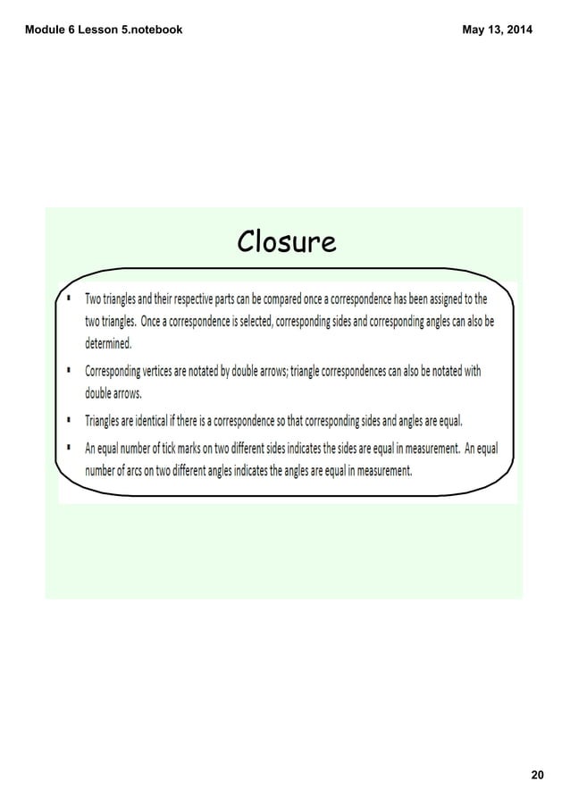 Module 6 lesson 5 | PDF