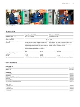 Maschera antigas di emergenza Fornid - Drager Saver cf | PDF