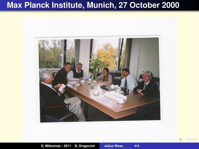 B. Dragovich - Remembering Julius Wess | PDF | Physics | Science