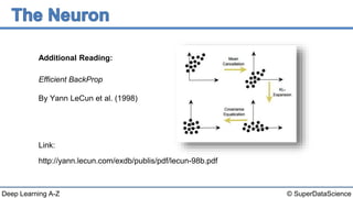 Deep Learning A-Z™: Artificial Neural Networks (ANN) - The Neuron | PPTX