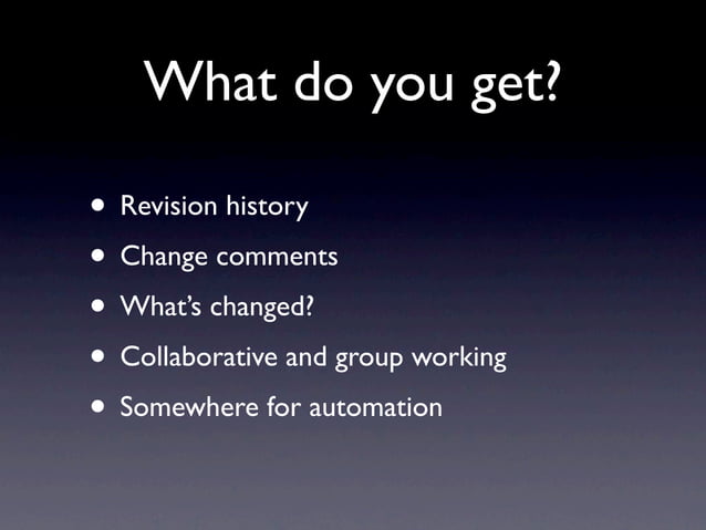 An introduction to Version Control Systems | PPT