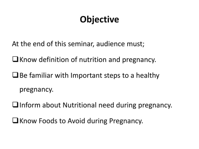 Nutrition during pregnancy | PPT