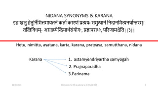 Charaka Samhita Nidana Sthana Chapter 1: Jwaradhyaya | PPTX
