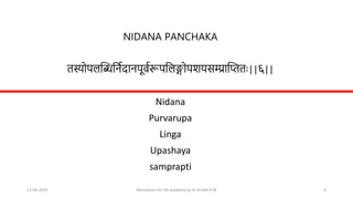 Charaka Samhita Nidana Sthana Chapter 1: Jwaradhyaya | PPTX