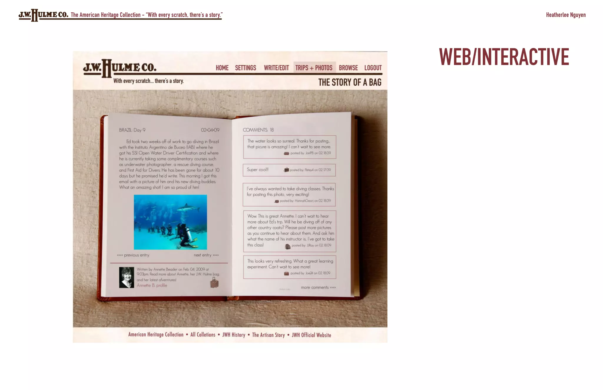 J.W. Hulme - The Story of a Bag | PPT