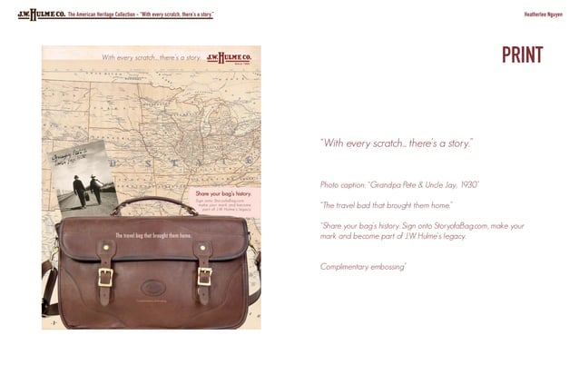 J.W. Hulme - The Story of a Bag | PPT