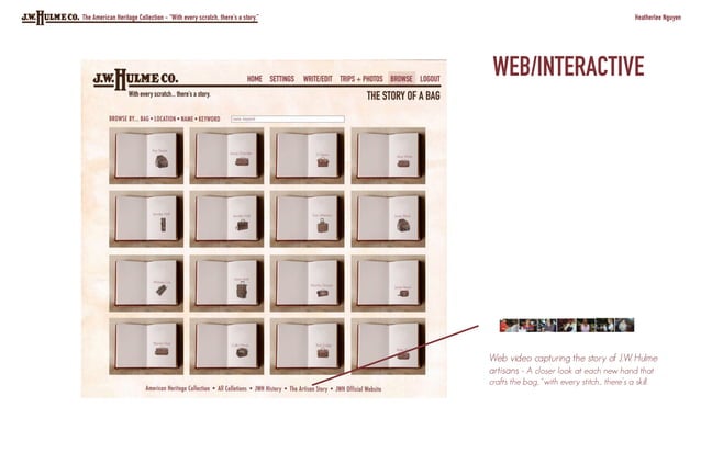 J.W. Hulme - The Story of a Bag | PPT
