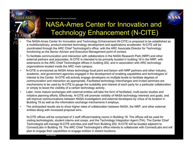 A Strategy for Collaborative NASA Technology Development | PPT