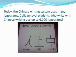 Jw history of written english 9.19.11