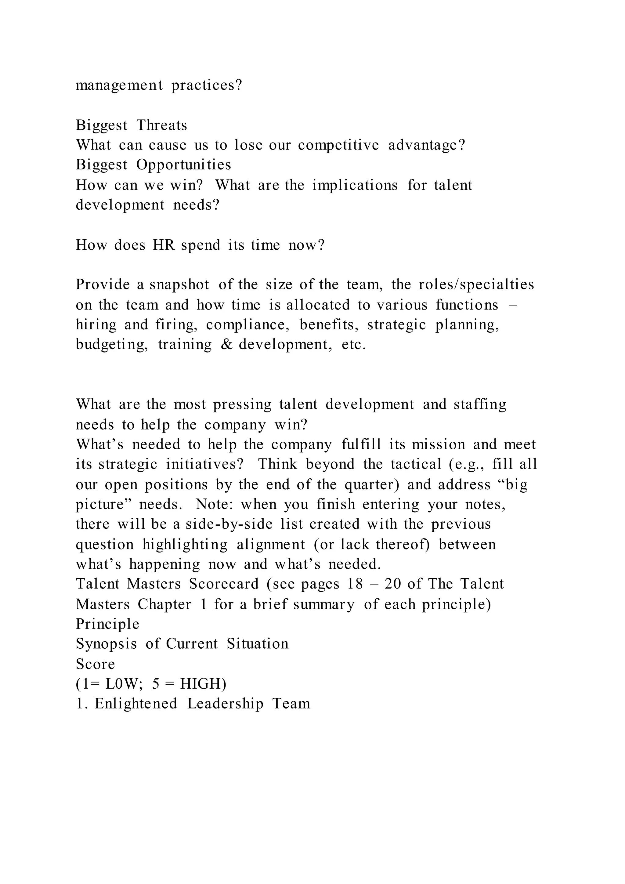 Jwi 522 assignment 1 hr snapshot template (students to replace re | DOCX