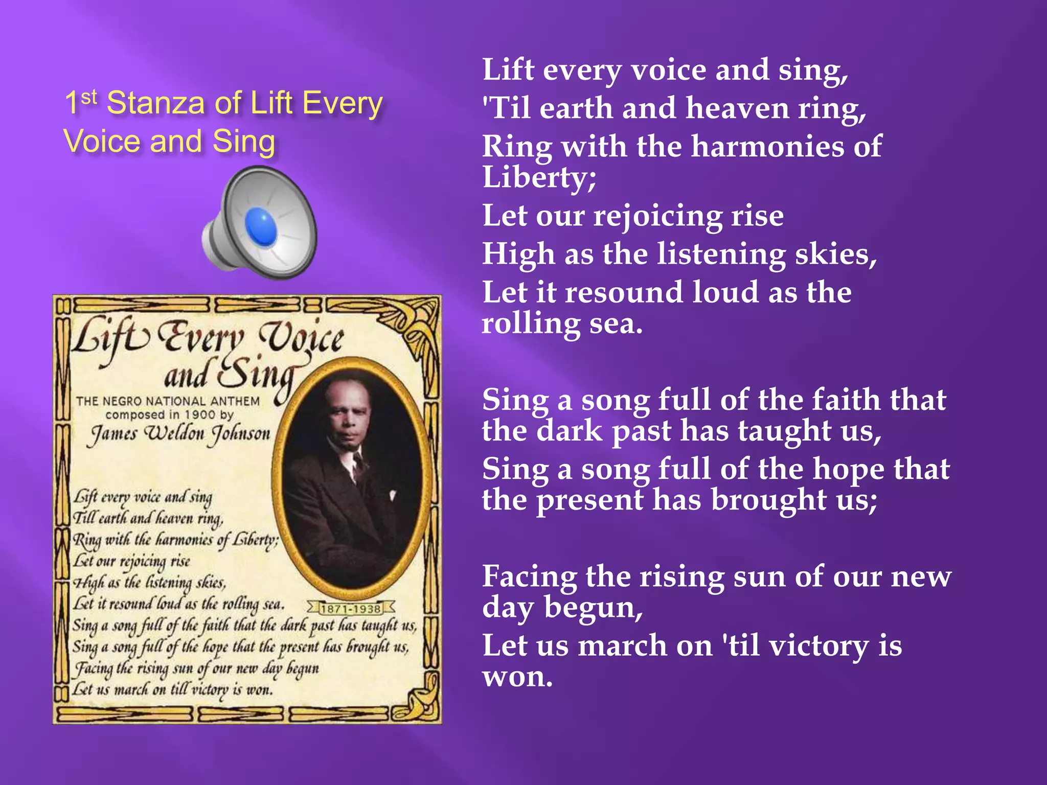 James Weldon Johnson | PPTX | Music | Entertainment