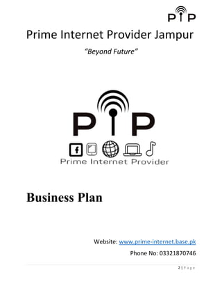 Prime Internet Provider ( Entrepreneur) | PDF