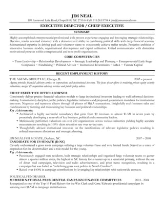 Resume of Jim Neal | PDF