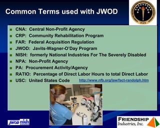 JWOD and Friendship (LONG Version) | PPT