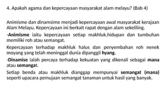 JAWAPAN LATIHAN SEJARAH TINGKATAN 2 KERAJAAN | PPTX