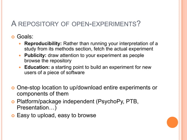 Open experiments and open-source | PPTX | Shareware and Freeware | Computer Software and ...