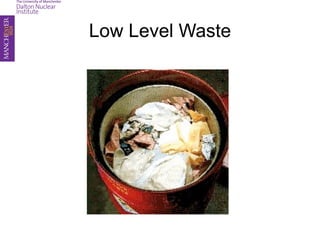 Immobilisation and Storage of Nuclear Waste | PPT