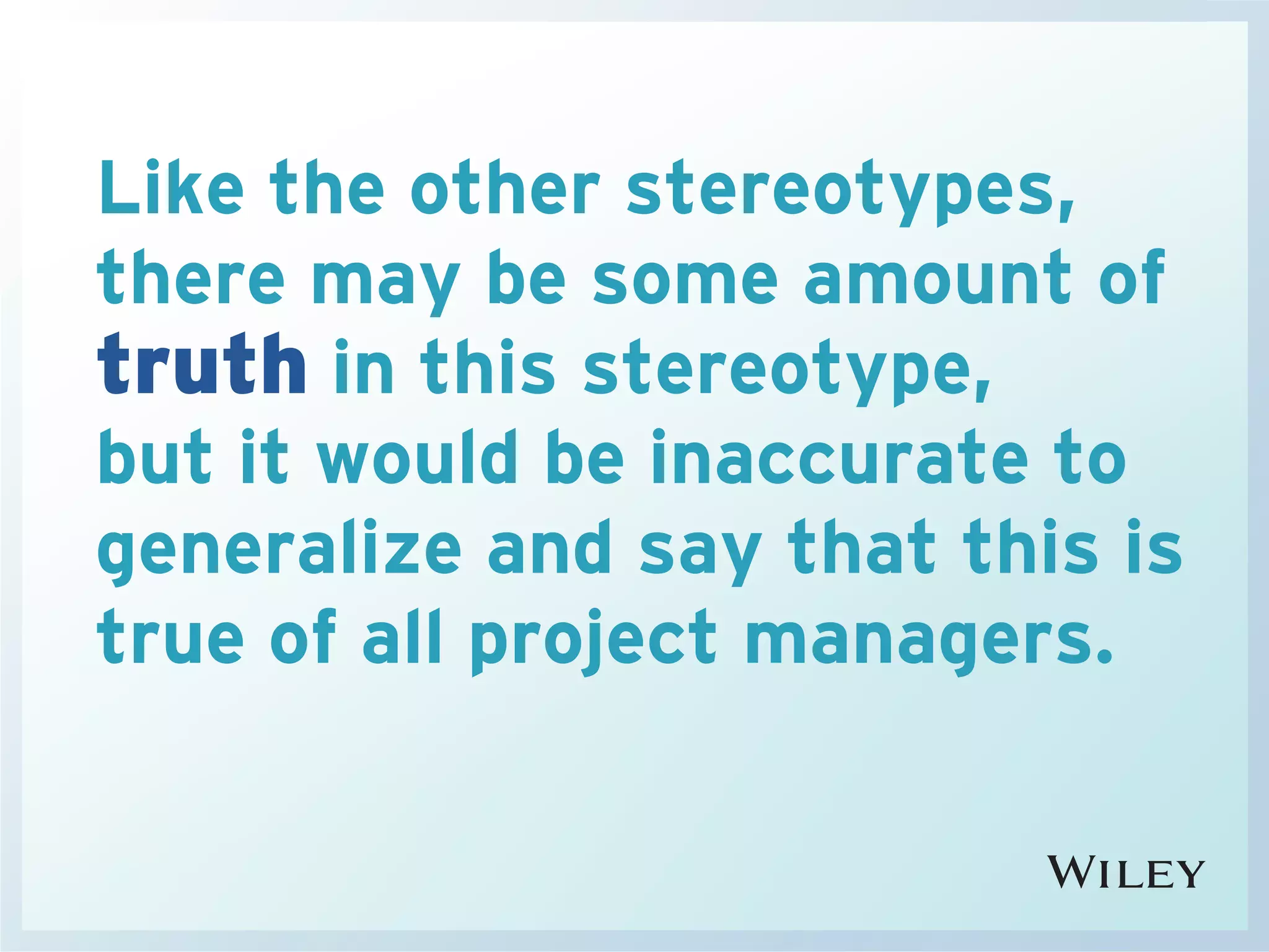 3 Stereotypes About Project Managers | PDF