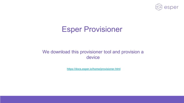 Developer meets esper | PPT
