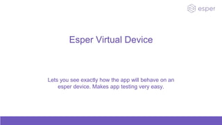 Developer meets esper | PPT