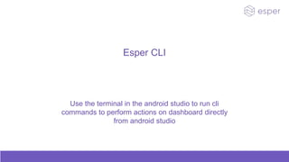 Developer meets esper | PPT