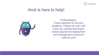Developer meets esper | PPT